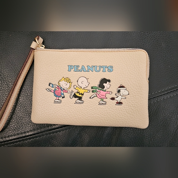 Coach | Accessories | Rare Coach X Peanuts Friends Wrsitlet New | Poshmark